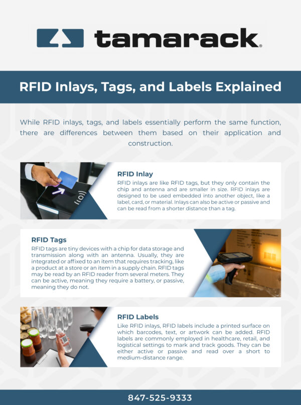 RFID Inlays, Tags, and Labels Explained - Infographic - Tamarack ...